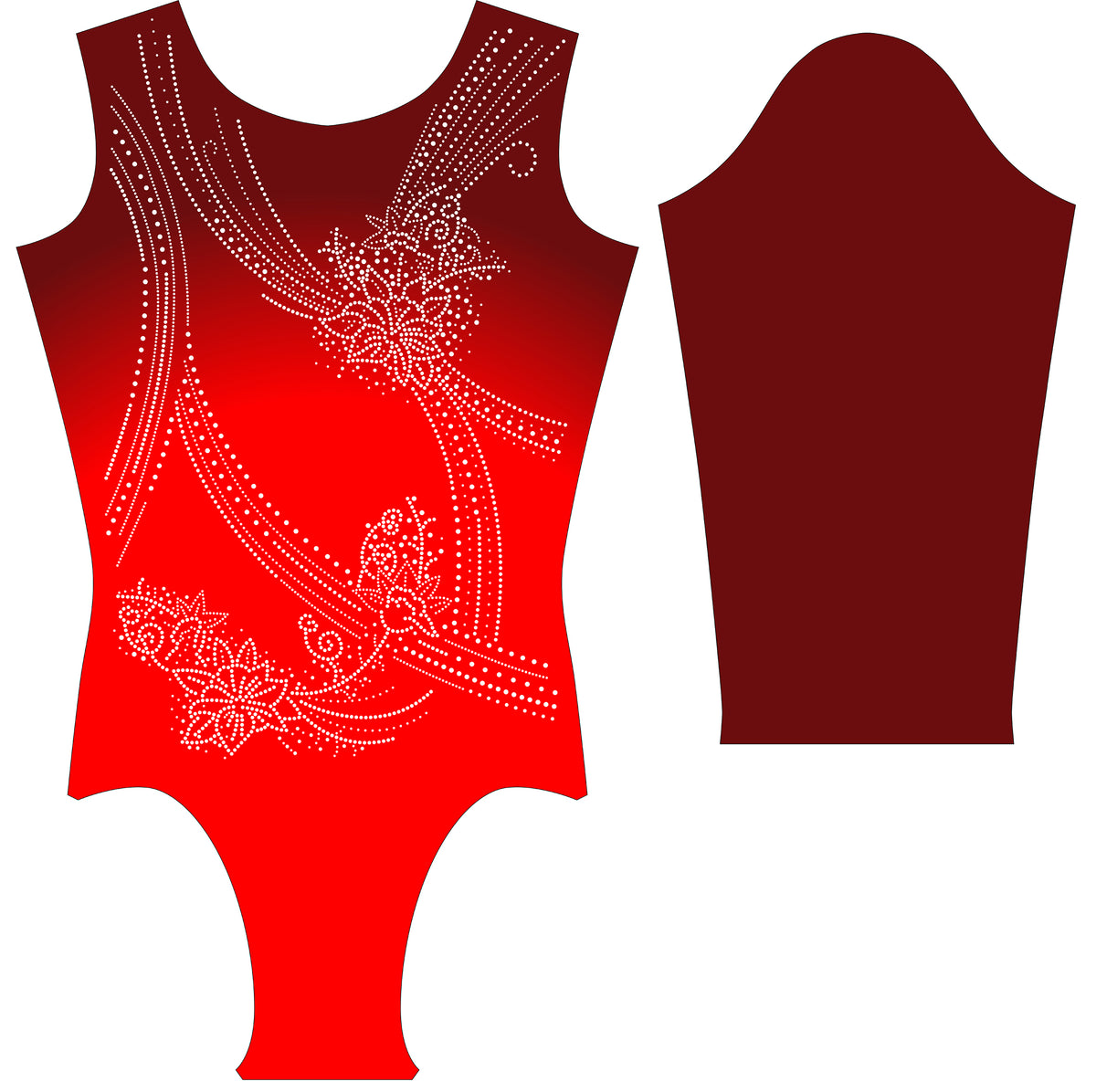 Anemone Red Long Sleeve Gymnastics Leotard for Girls – Velocity Pro Sport