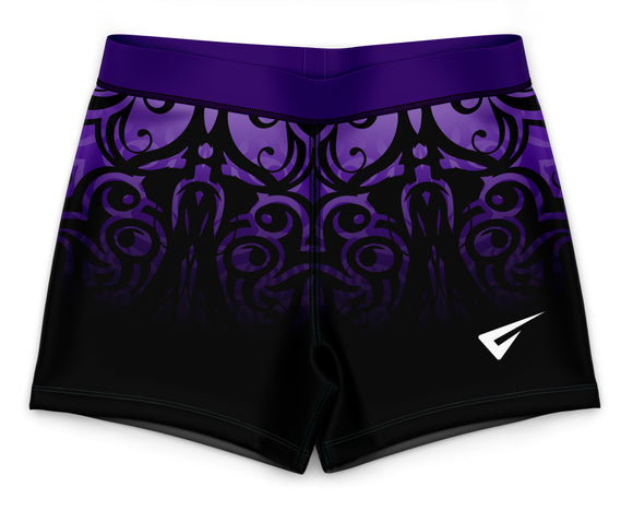 Andromeda Purple Girls Gymnastics Gym Shorts – Velocity Pro Sport