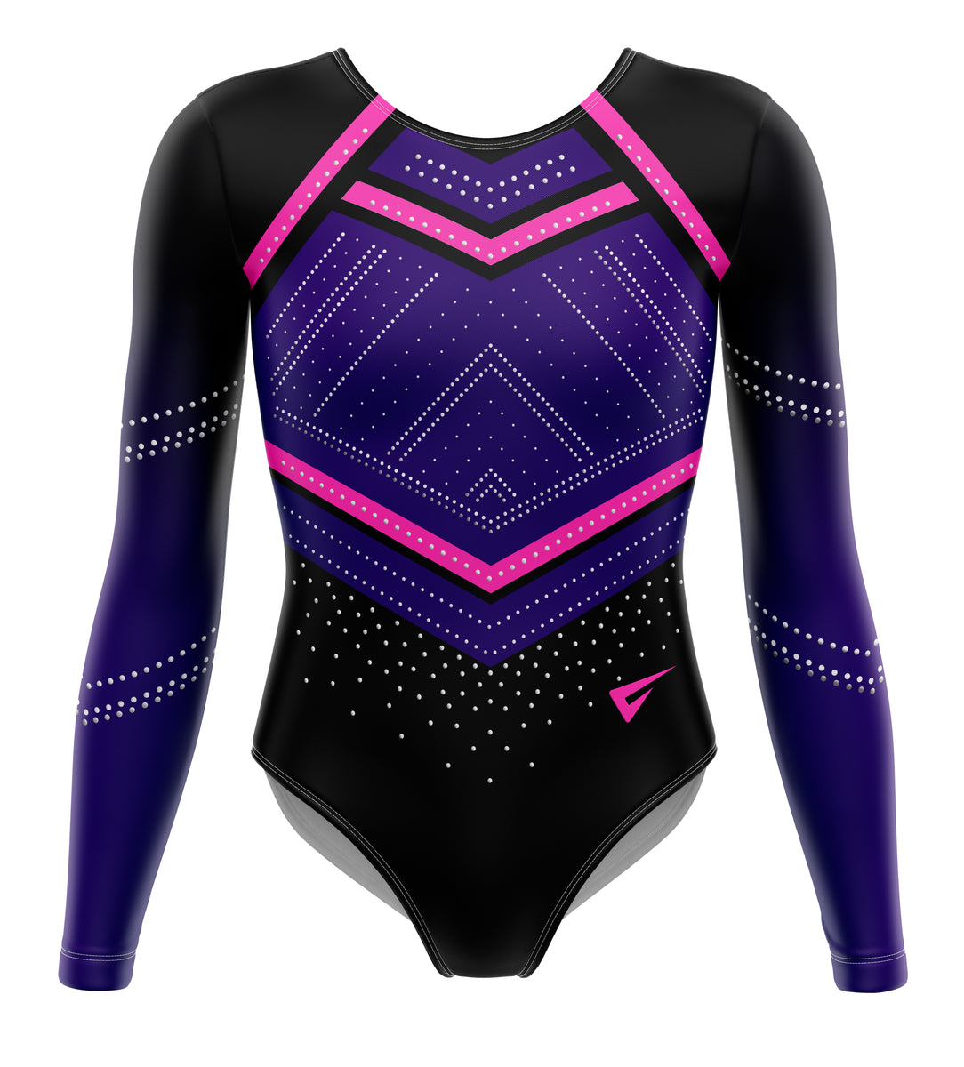 Contender Purple n Pink Competition Long Sleeve Girls Gymnastics Leota ...