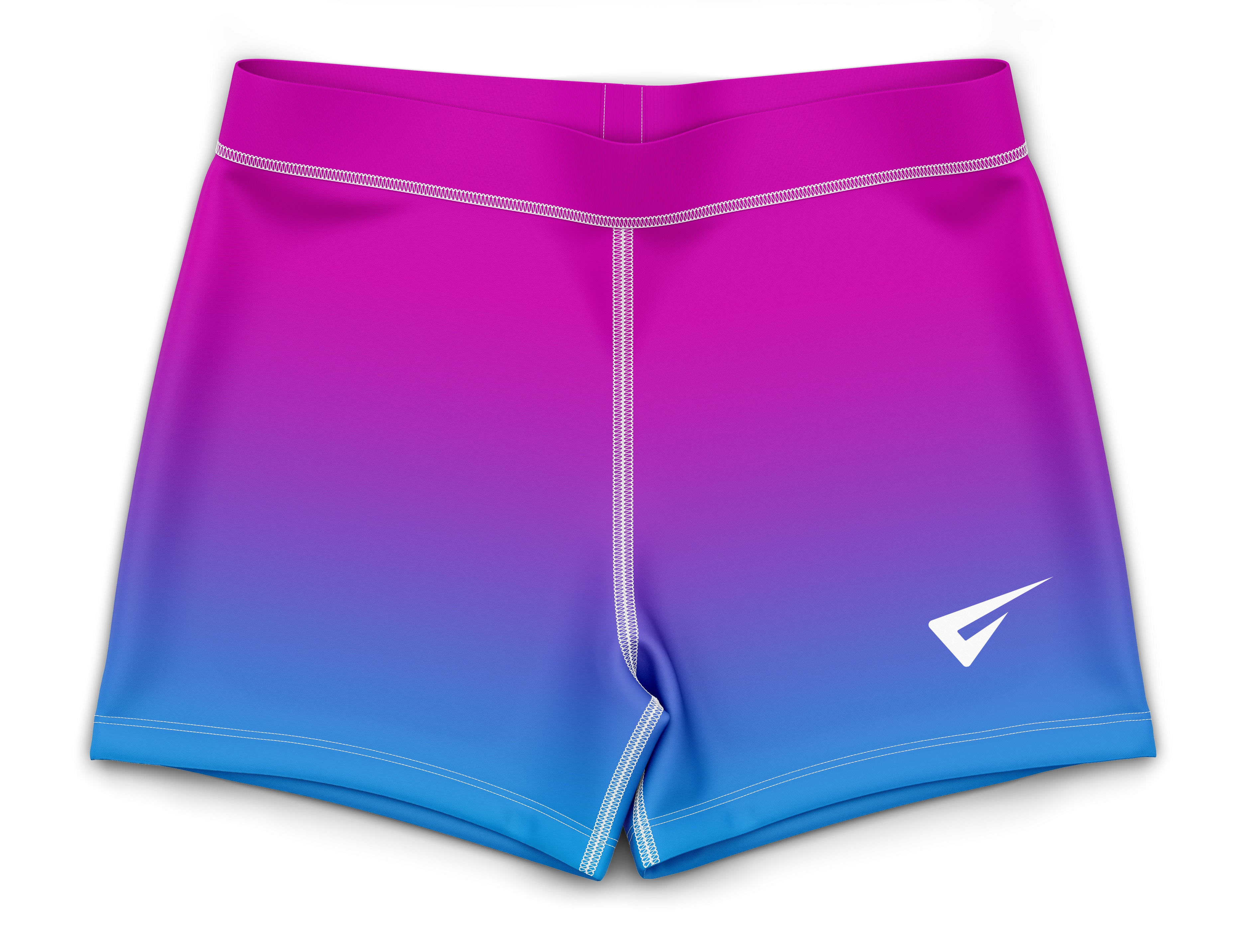 Radiant Pink n Blue Mystique Gymnastics Shorts – Velocity Pro Sport