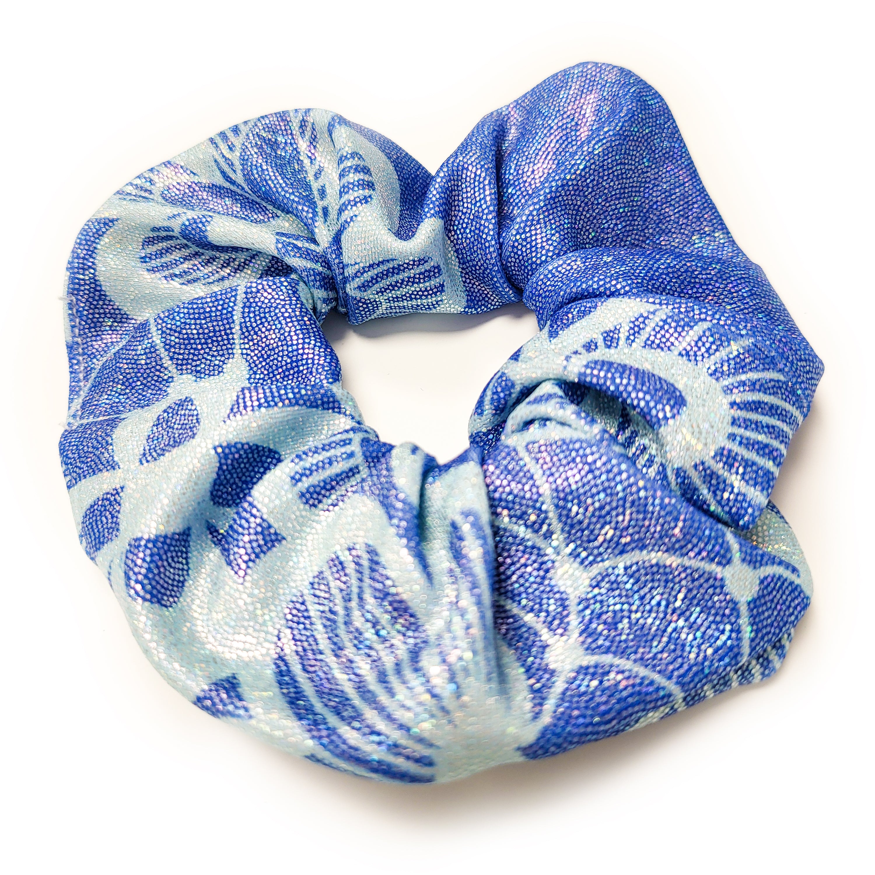 Flourish Blue Hair Scrunchie – Velocity Pro Sport