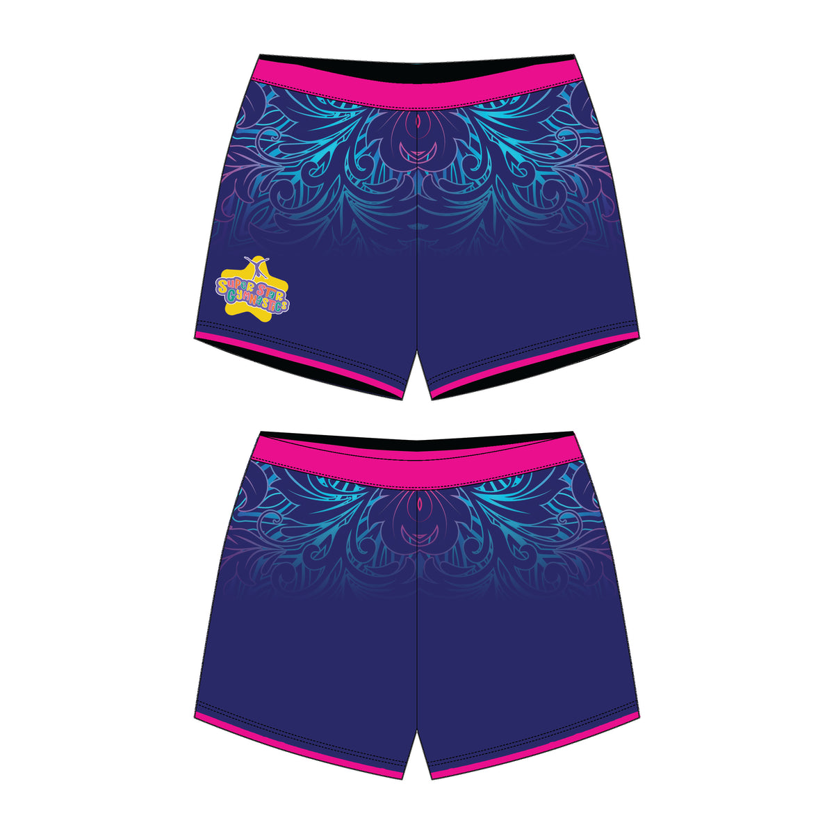 Superstar Gymnastics Girls Club Gym Shorts – Velocity Pro Sport
